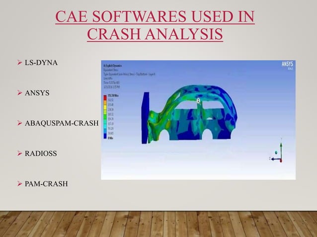 ADVANCE APPLICATION OF CAE IN CRASH ANALYSIS.pptx | Civil Engineering Industry | Industries