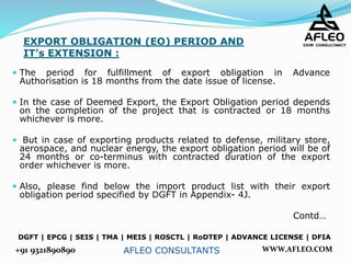 Advance Authorisation Scheme PPT - Latest Updates Included | Afleo | PDF