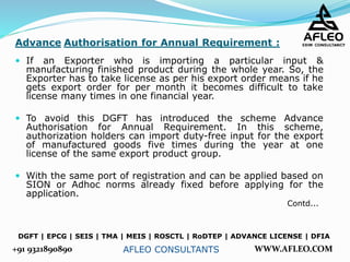 Advance Authorisation Scheme PPT - Latest Updates Included | Afleo | PDF