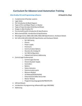 Advance automation training program converted | PDF | Computer Software and Applications | Computing