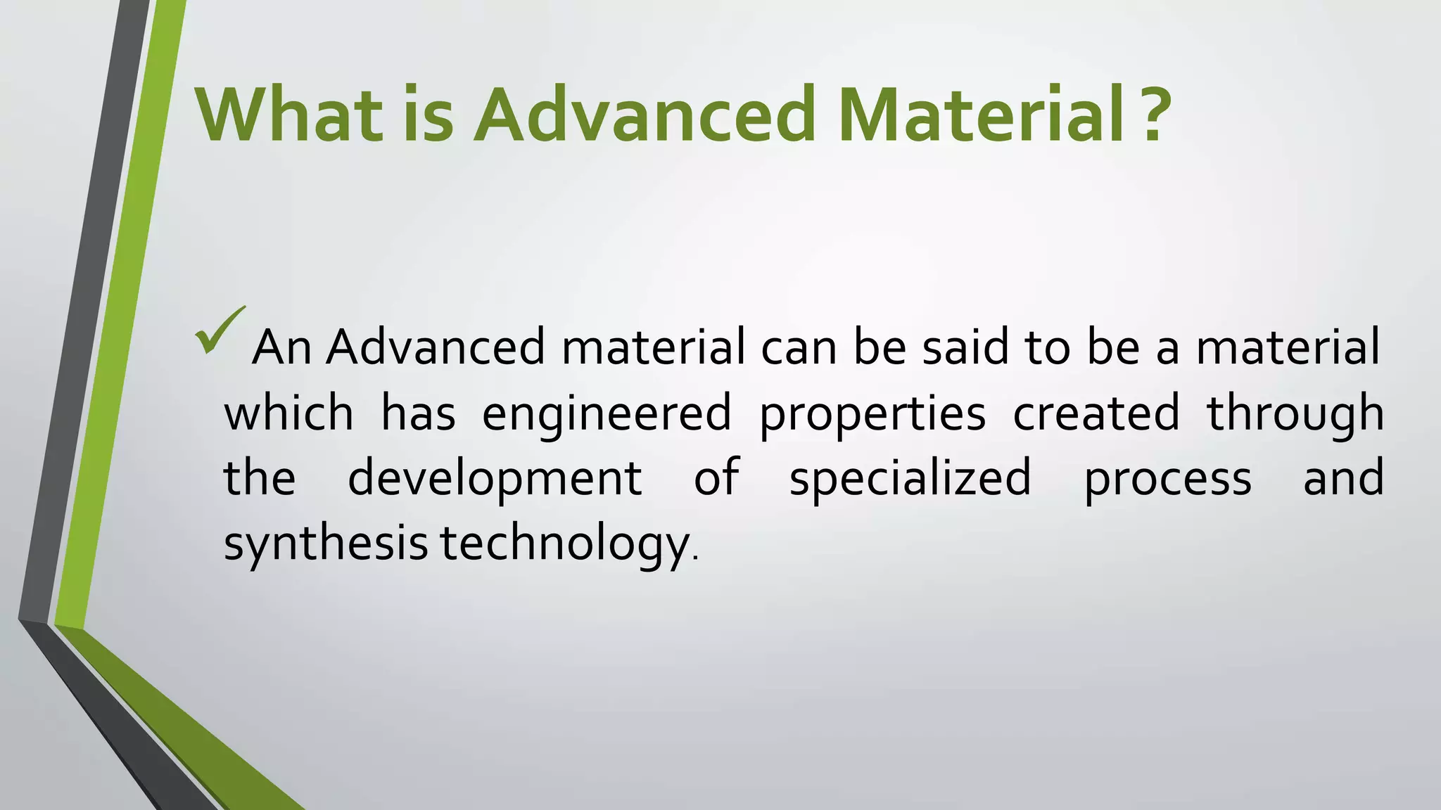 Advance building matrils | PPTX