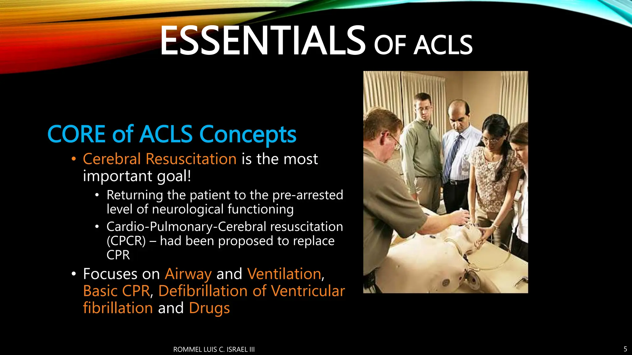 ADVANCE CARDIAC LIFE SUPPORT - (ACLS vs. BLS) | PPTX