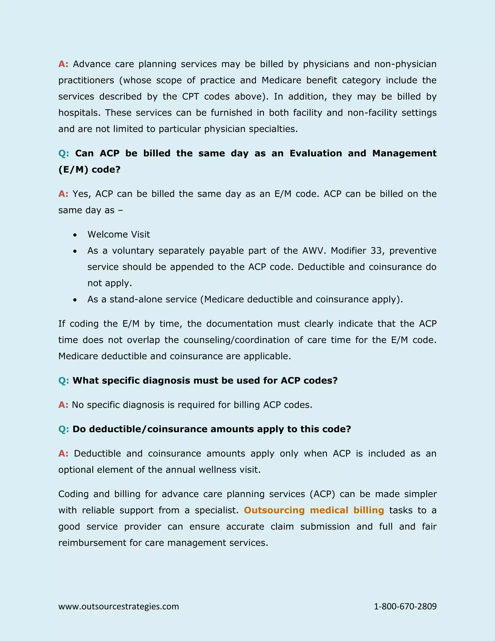 Advance Care Planning – Frequently Asked Questions & Answers | PDF