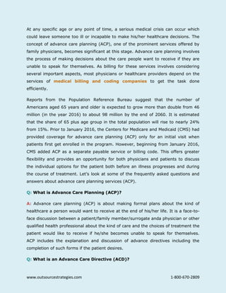 Advance Care Planning – Frequently Asked Questions & Answers | PDF