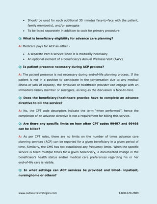 Advance Care Planning – Frequently Asked Questions & Answers | PDF