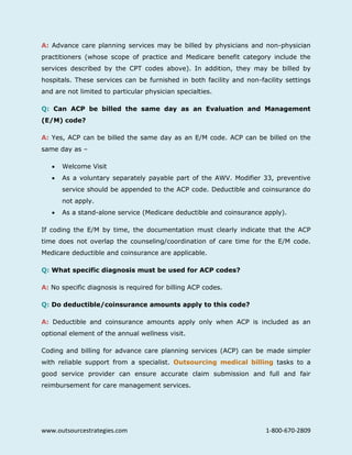 Advance Care Planning – Frequently Asked Questions & Answers | PDF