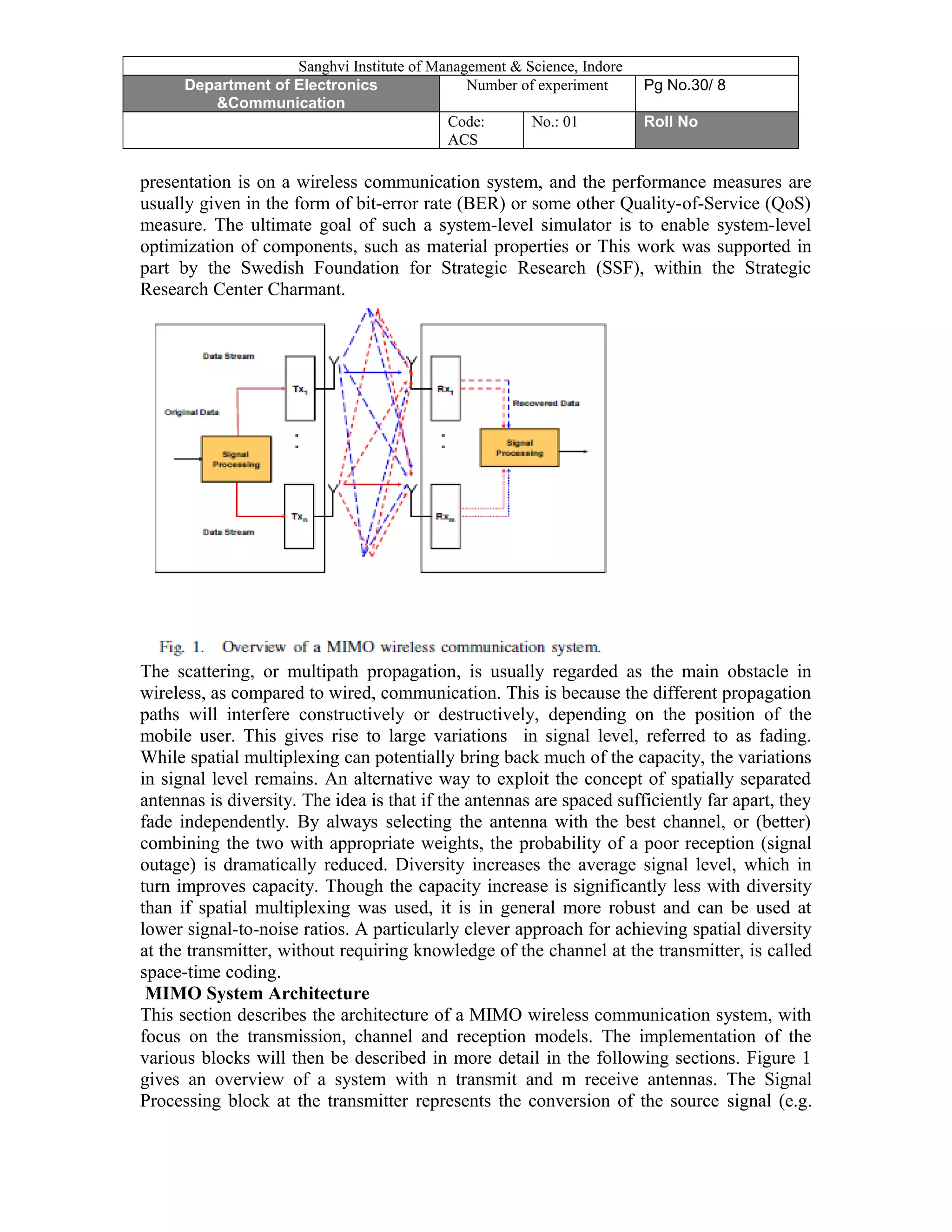 Advance communication system manual | PDF