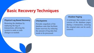 Advanced-Data-Recovery-Techniques in DBMS | PPTX