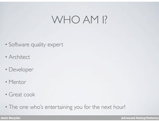 sdec11-Advanced-design-patterns | PPT