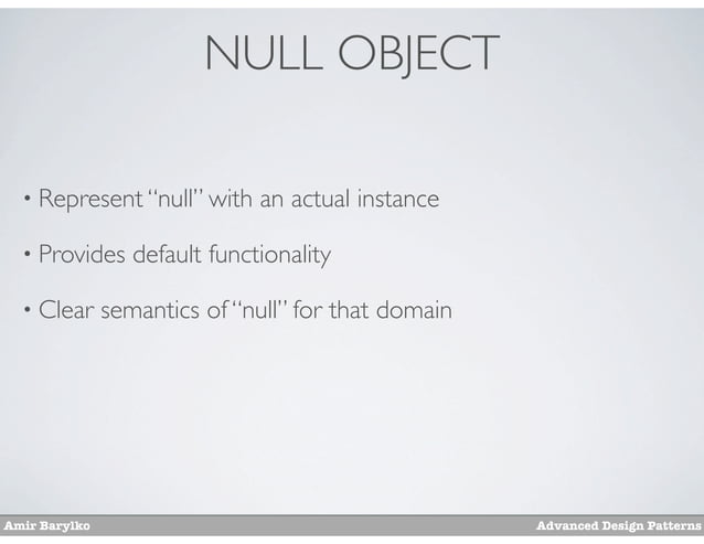 sdec11-Advanced-design-patterns | PPT