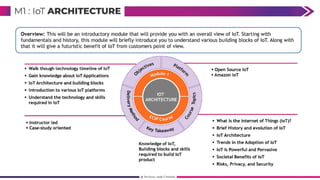 FullStack Embedded IoT Course | PDF