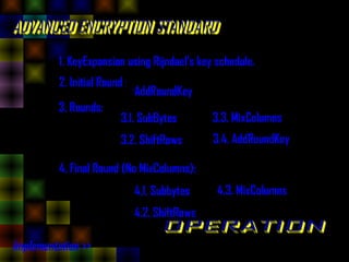 Advanced Encryption Standard Report | PPT