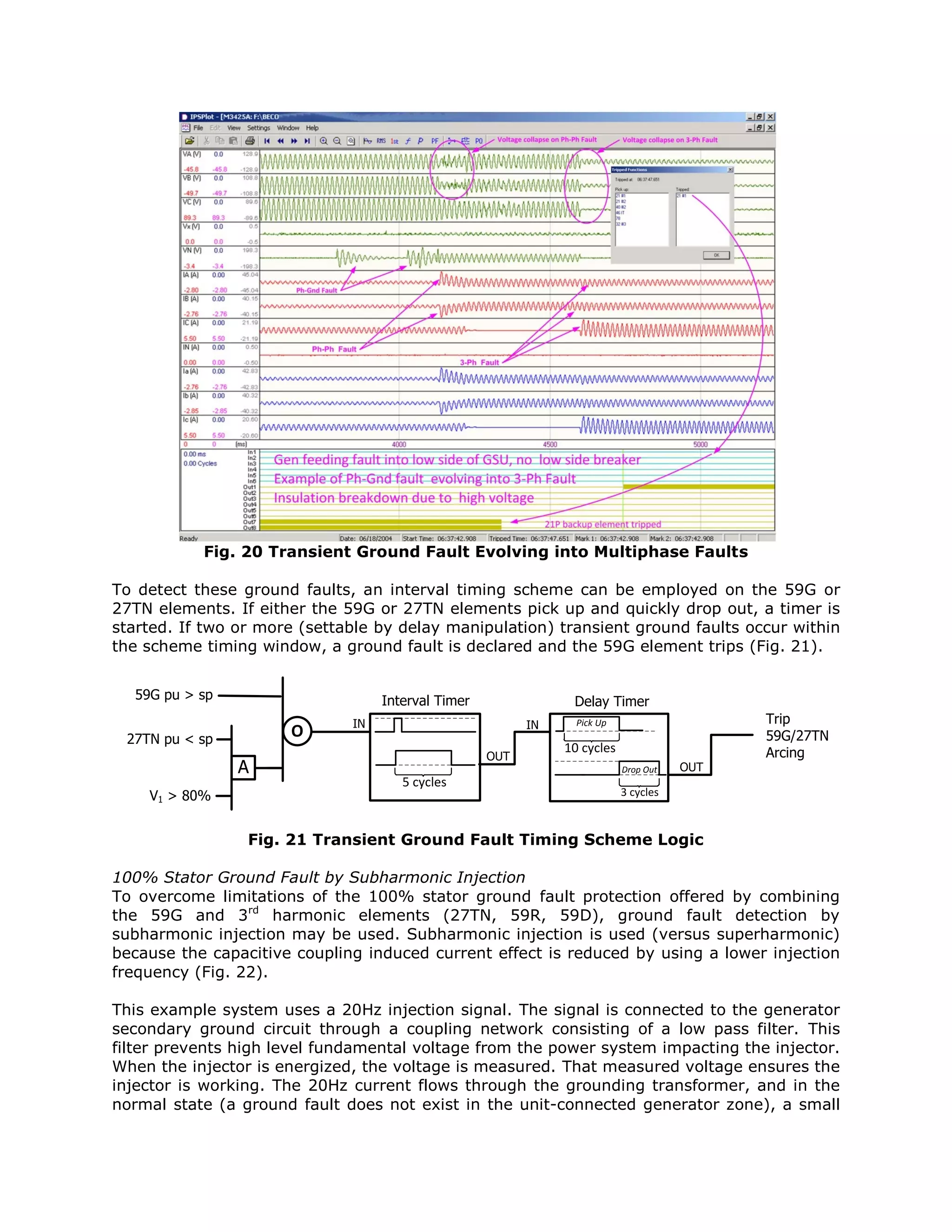 Advanced Generator Ground Fault Protections | PDF