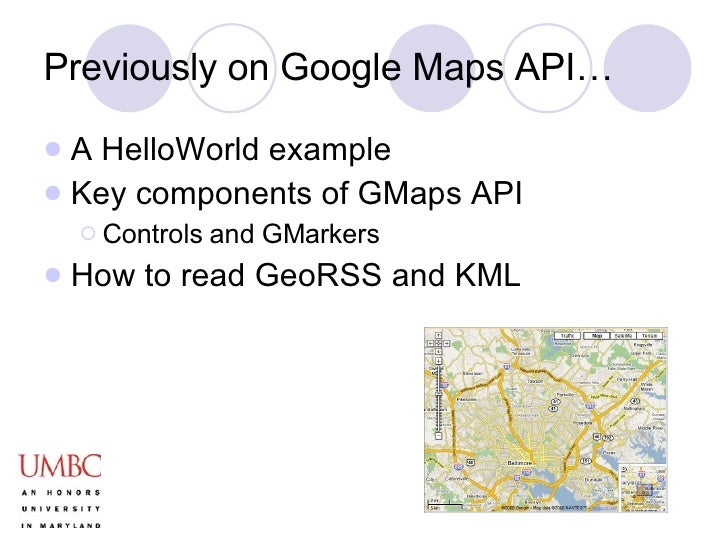 Advanced Google Maps API