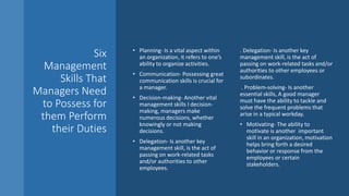 Advanced Human Resource Management and Skills | PPTX