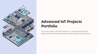 IoT Projects - smart cities to cold chain logistics | PDF