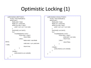 Advanced locking | PPT