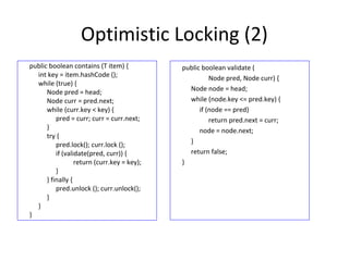 Advanced locking | PPT