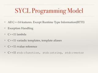 Introduction to Khronos SYCL | PDF