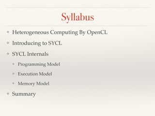 Introduction to Khronos SYCL | PDF