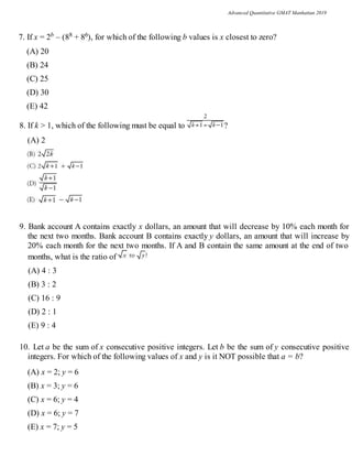 Advanced quant-manhattan part 1 | PDF
