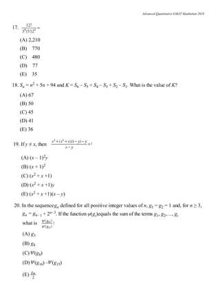 Advanced quant-manhattan part 1 | PDF