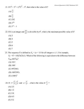Advanced quant-manhattan part 1 | PDF