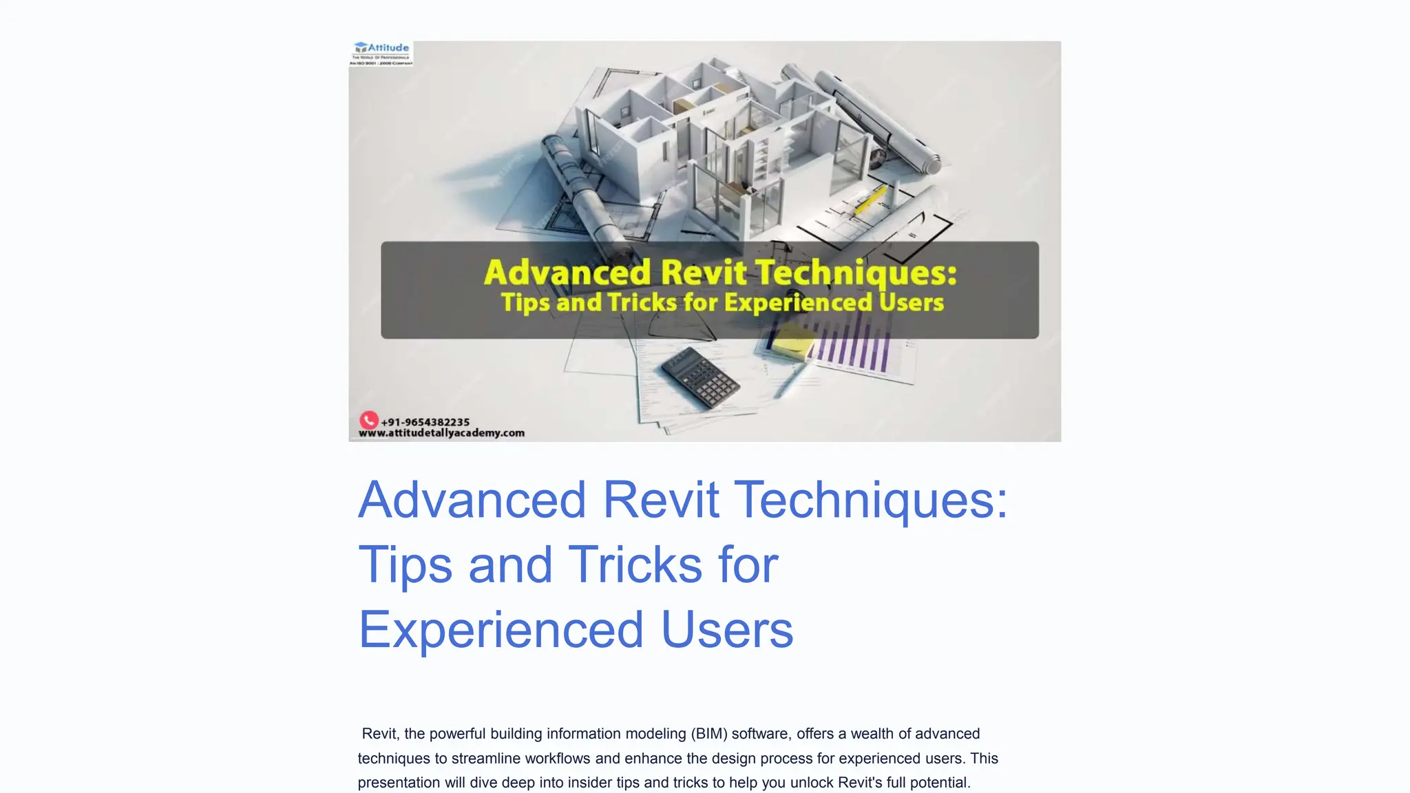 Advanced-Revit-Techniques-Tips-and-Tricks-for-Experienced-Users | PPTX ...
