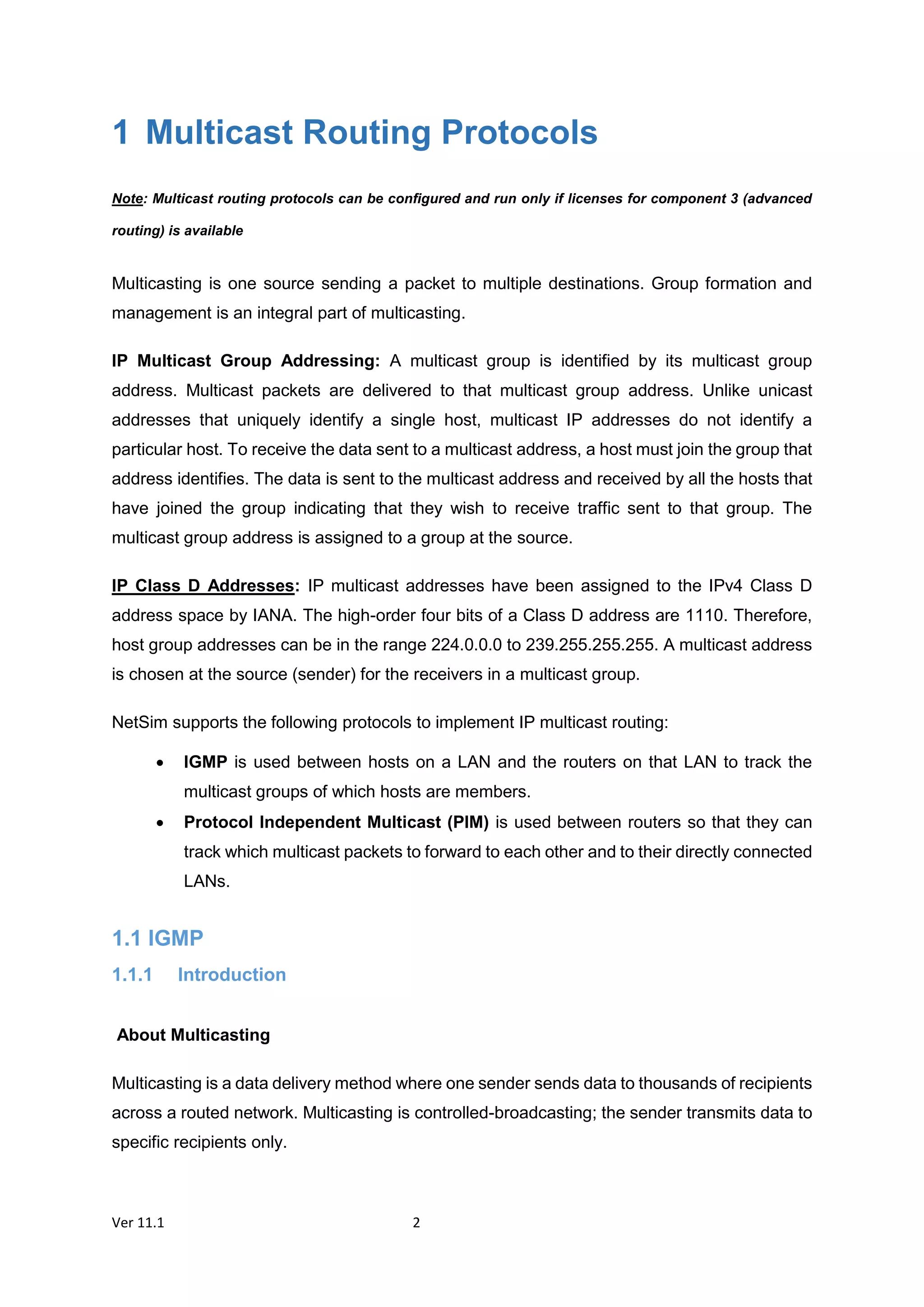NetSim Technology Library- Advanced Routing | PDF