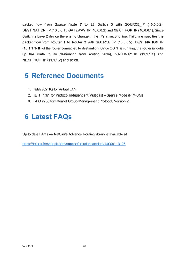 NetSim Technology Library- Advanced Routing | PDF