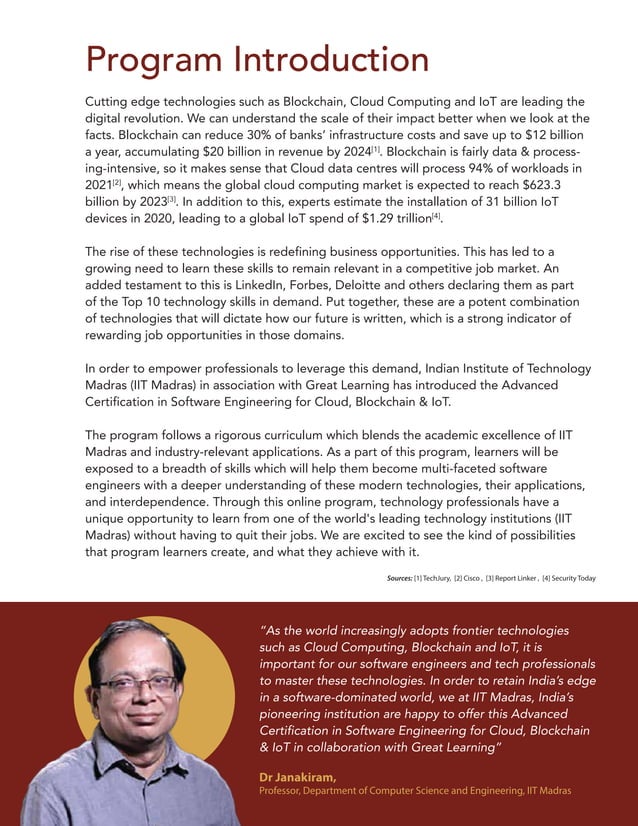 Advanced Software Engineering Program with IIT Madras | PDF