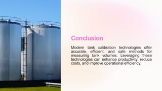 Advanced Technologies Used in Modern Tank Calibration | PDF