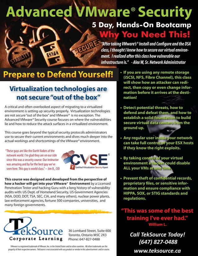 Advanced VMware Security | PDF | Information and Network Security ...