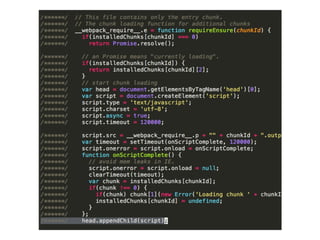 Advanced webpack | PPT