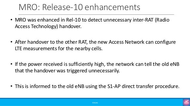 3GPP SON Series: Mobility Robustness Optimization (MRO) | PDF