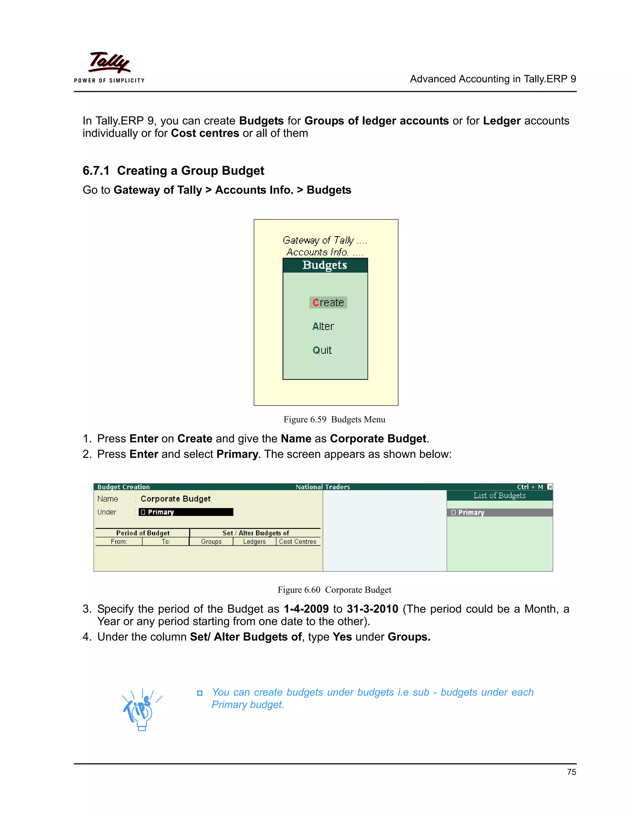 Advanced accounting in Tally ERP 9 | PDF