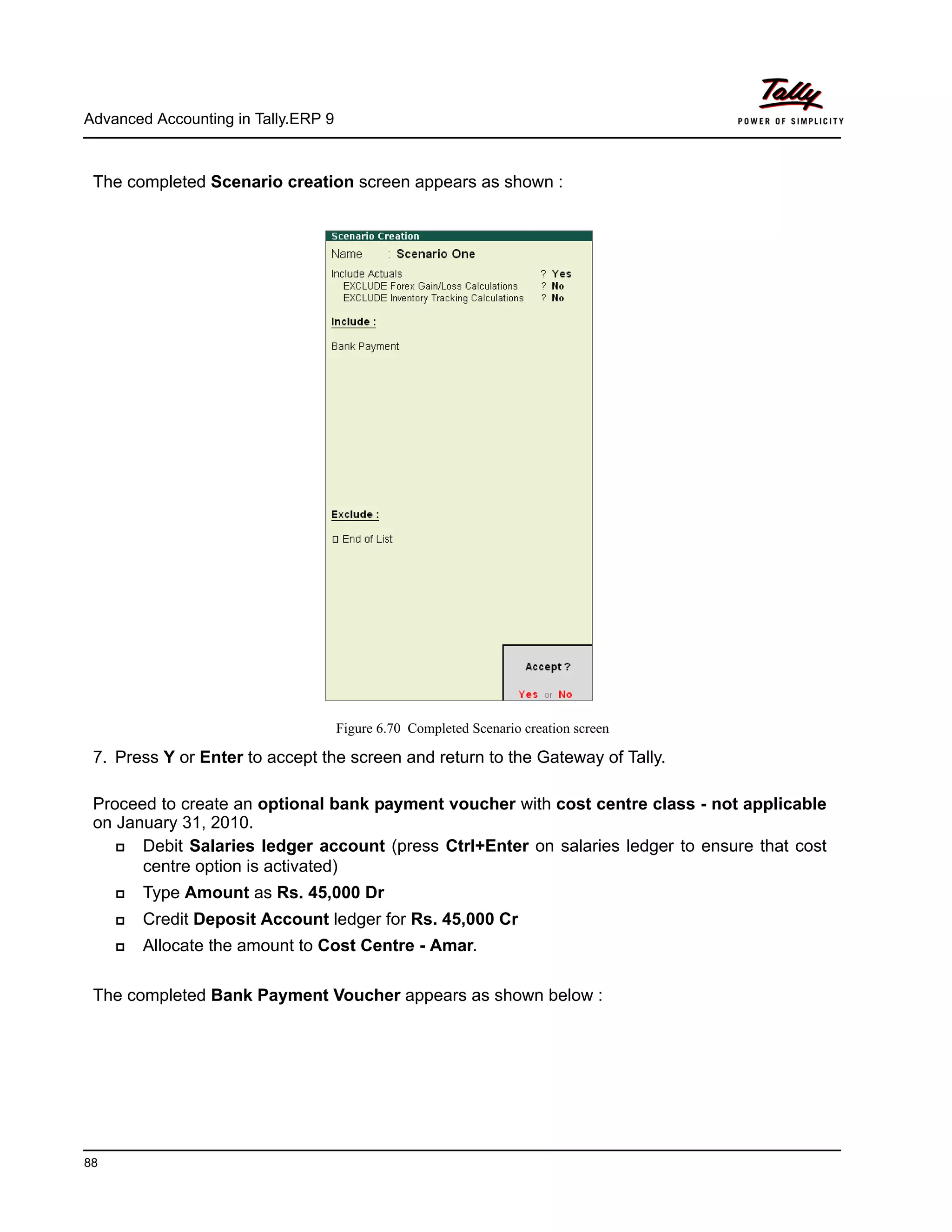 Advanced accounting in Tally ERP 9 | PDF