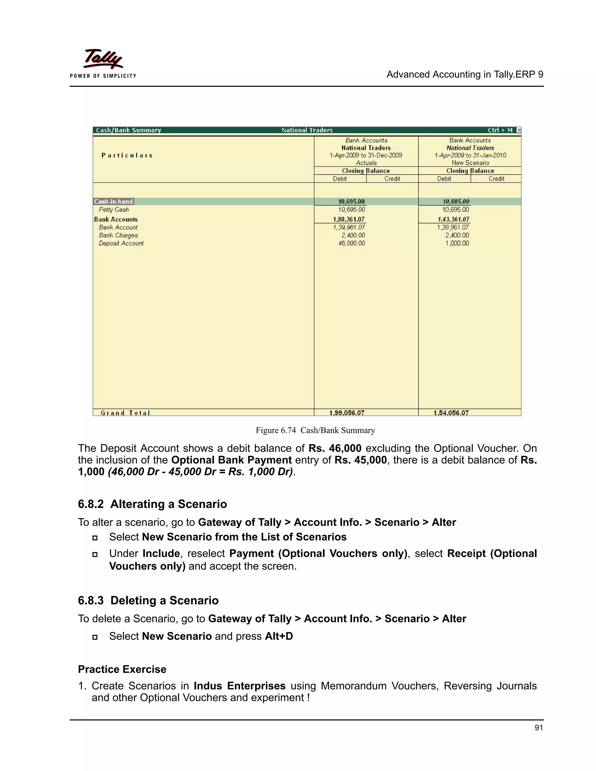 Advanced accounting in Tally ERP 9 | PDF