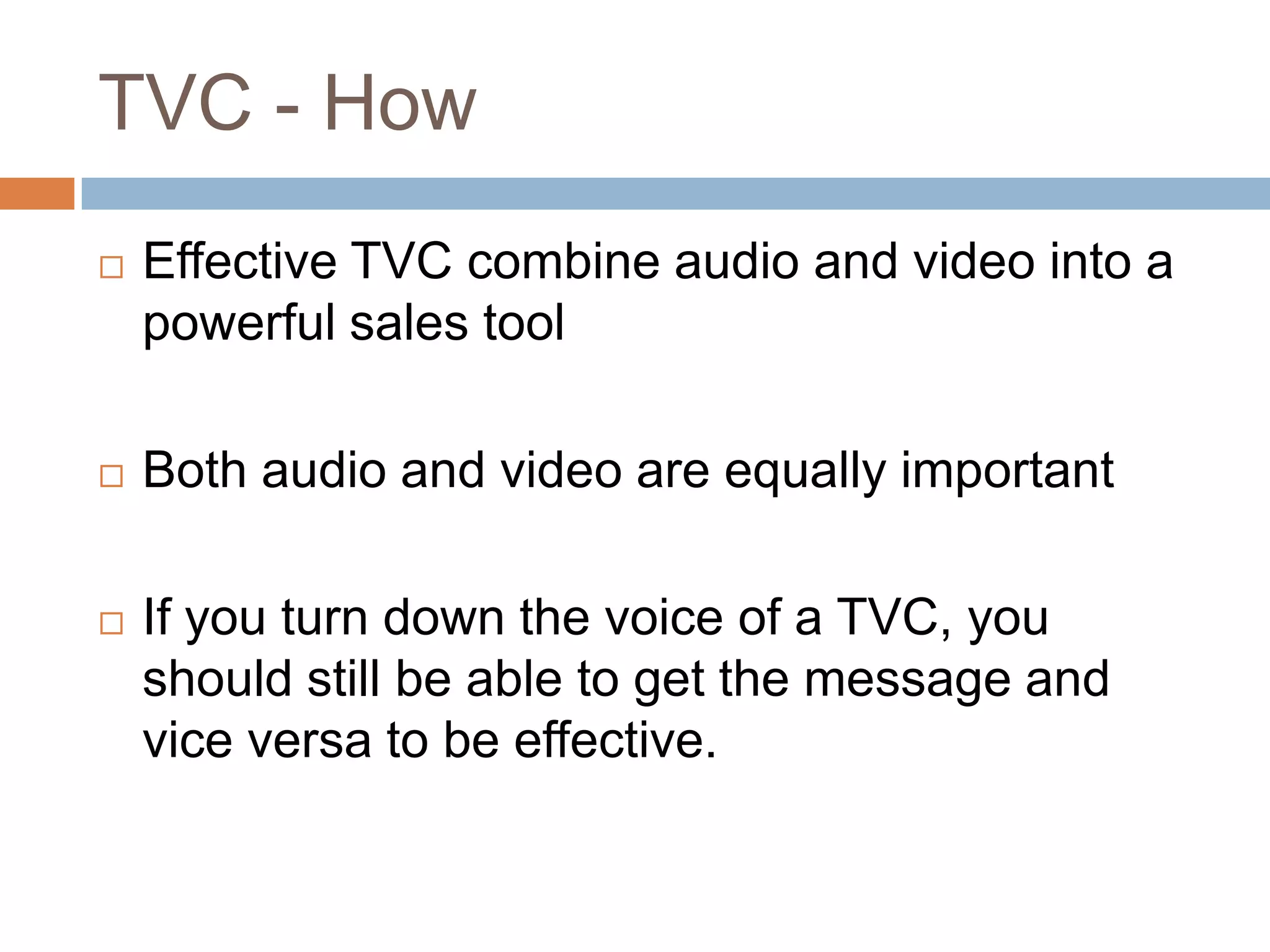 Advanced advertising tvc - sights and sounds | PPT