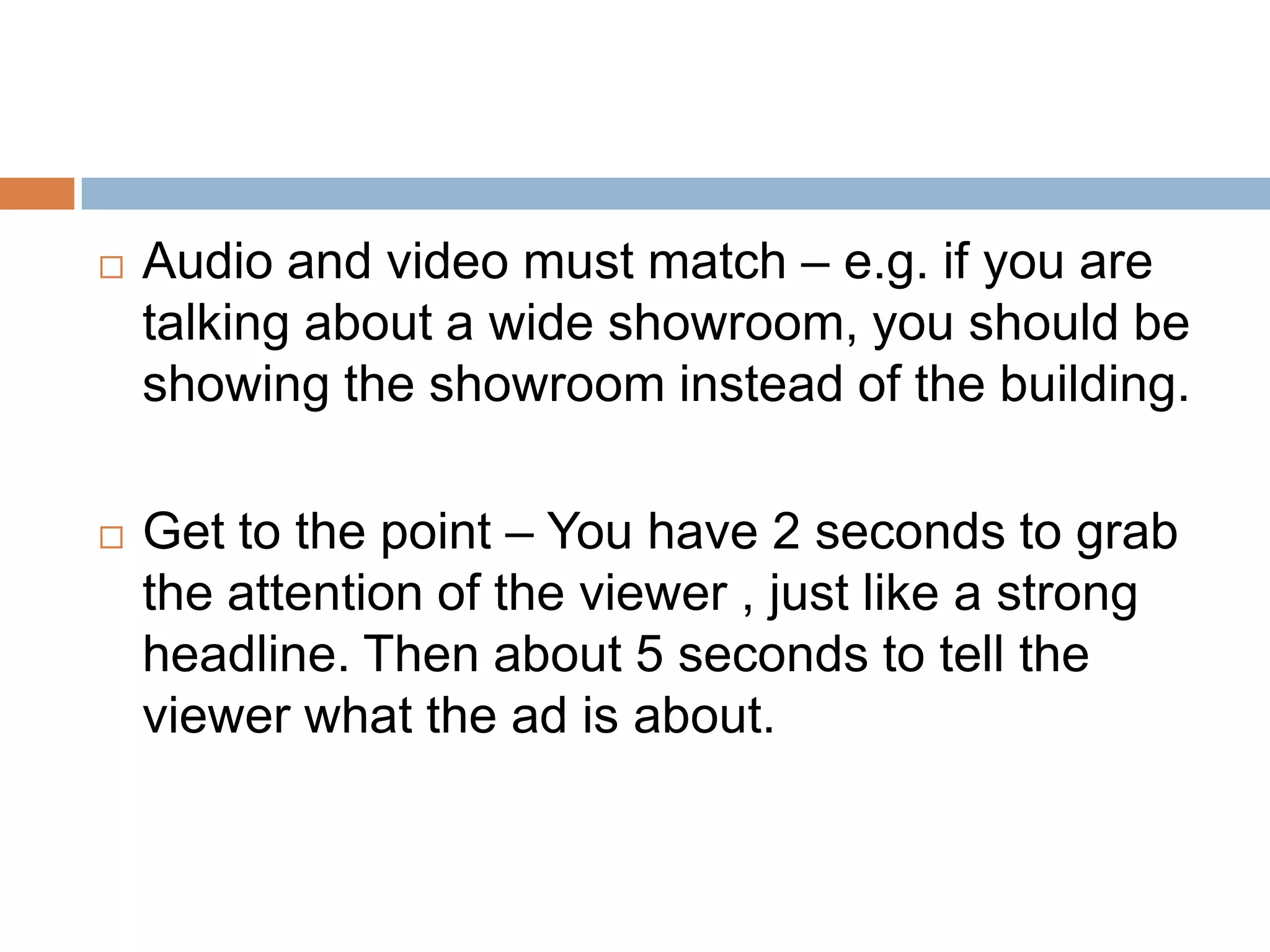 Advanced advertising tvc - sights and sounds | PPTX