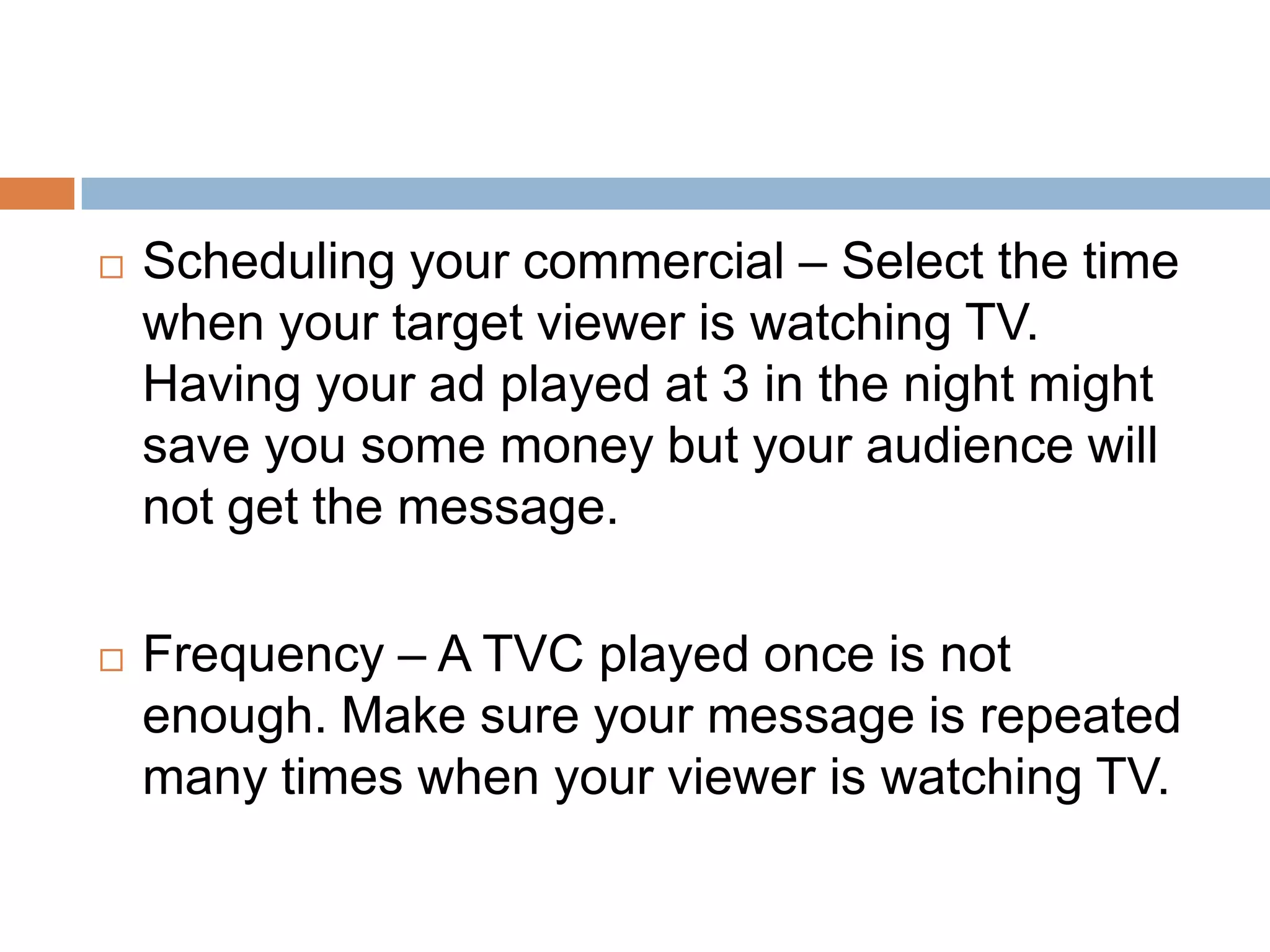 Advanced advertising tvc - sights and sounds | PPTX