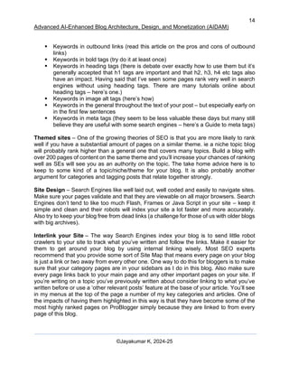 Advanced AI-Enhanced Blog Architecture, Design, and Monetization (AIDAM ...