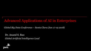 Advanced AI Applications In Enterprises | PPTX