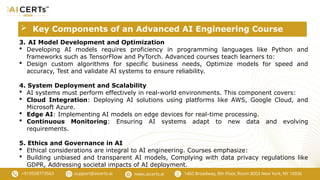 Advanced AI Engineering Course Unlocking the Future of Innovation. | PPT