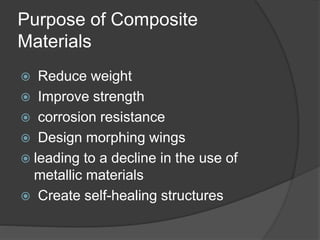 Advanced aircraft materials | PPTX