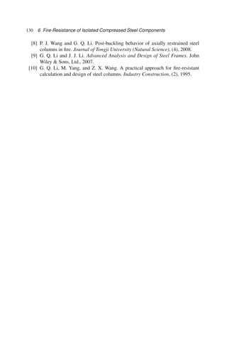 Advanced analysis and design for fire safety of steel structures | PDF