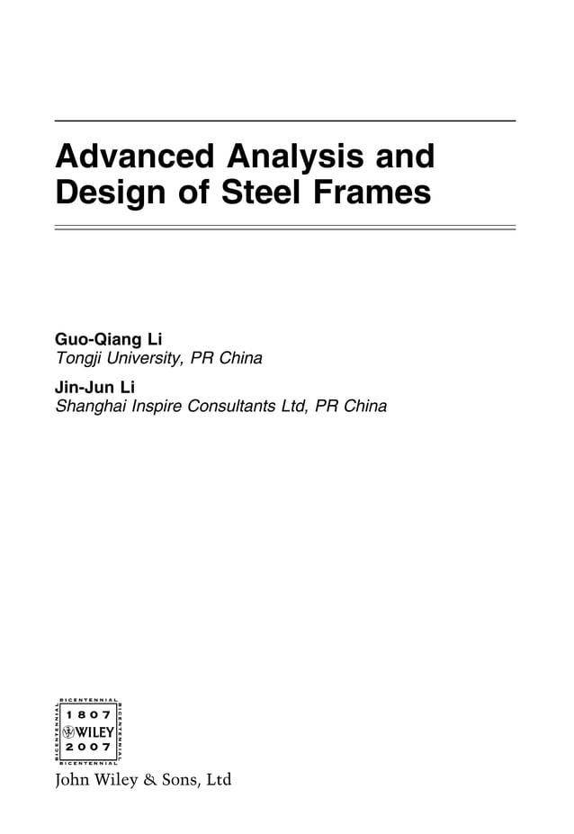 Advanced Analysis And Design Of Steel Frames.pdf