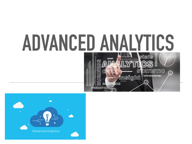Advanced analytics | PDF