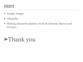 Advanced analytics | PDF