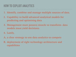 Advanced analytics | PDF